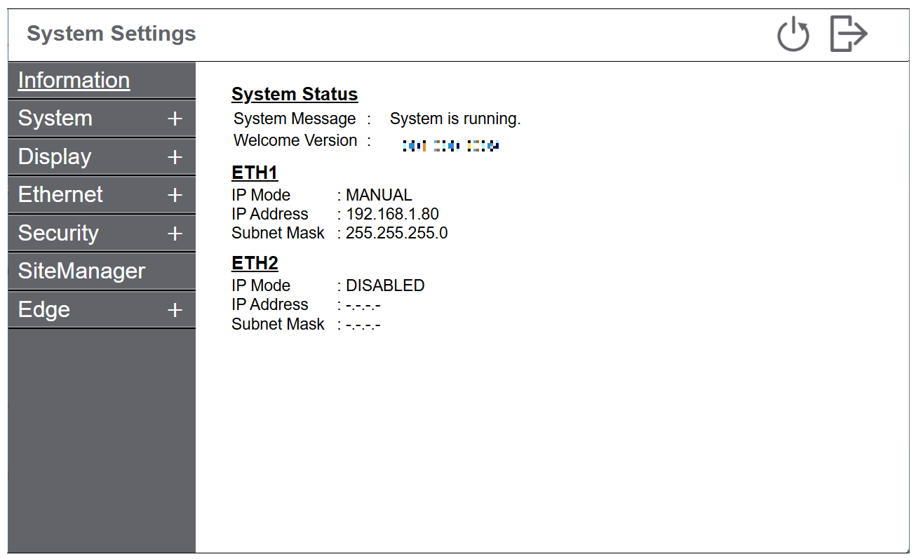 Information - GP6000 Series Standard Model